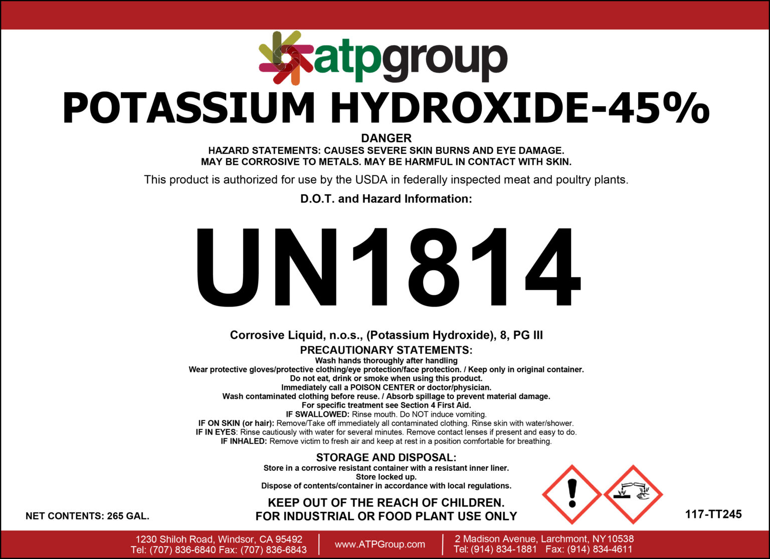 Potassium Hydroxide 45% – ATPGroup